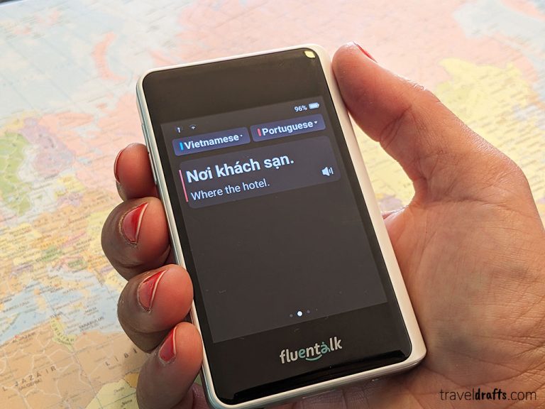 Fluentalk T1 mini translator device by Timekettle - Review - travel drafts